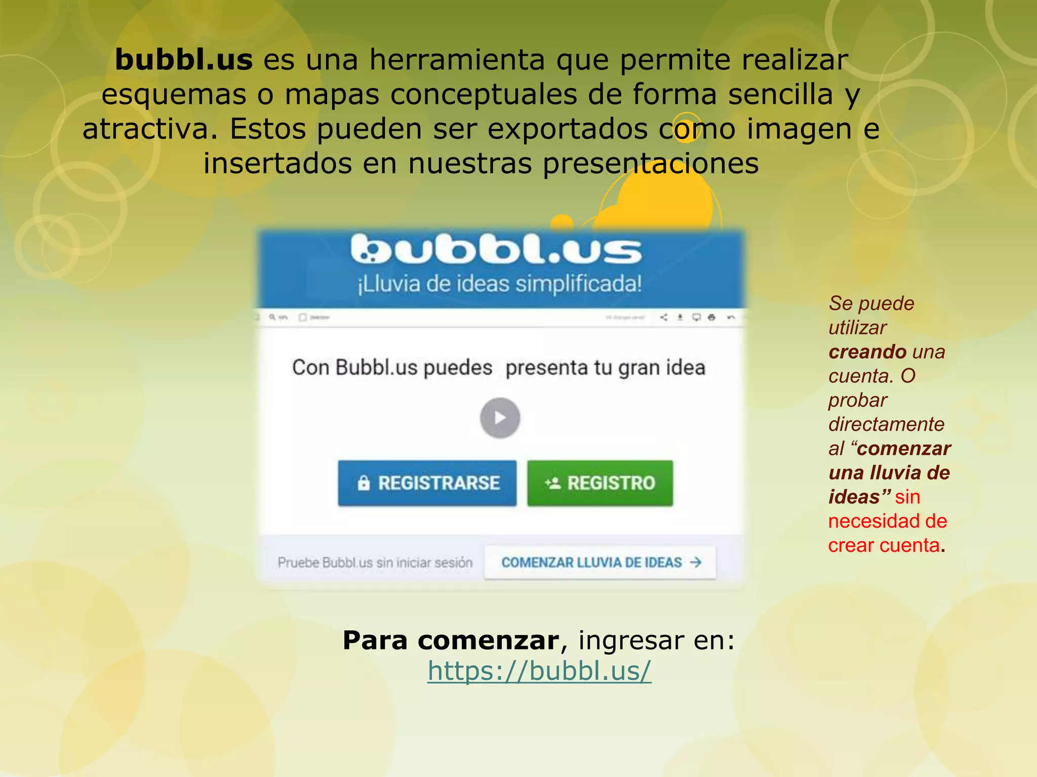 Tutorial bubbl.us