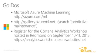 [Tutorial] building machine learning models for predictive maintenance ...