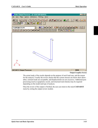 Tutorial caesars II | PDF