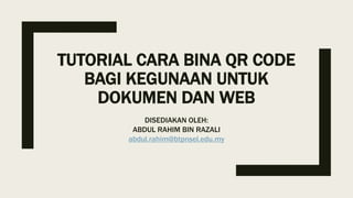 TUTORIAL CARA BINA QR CODE.pptx