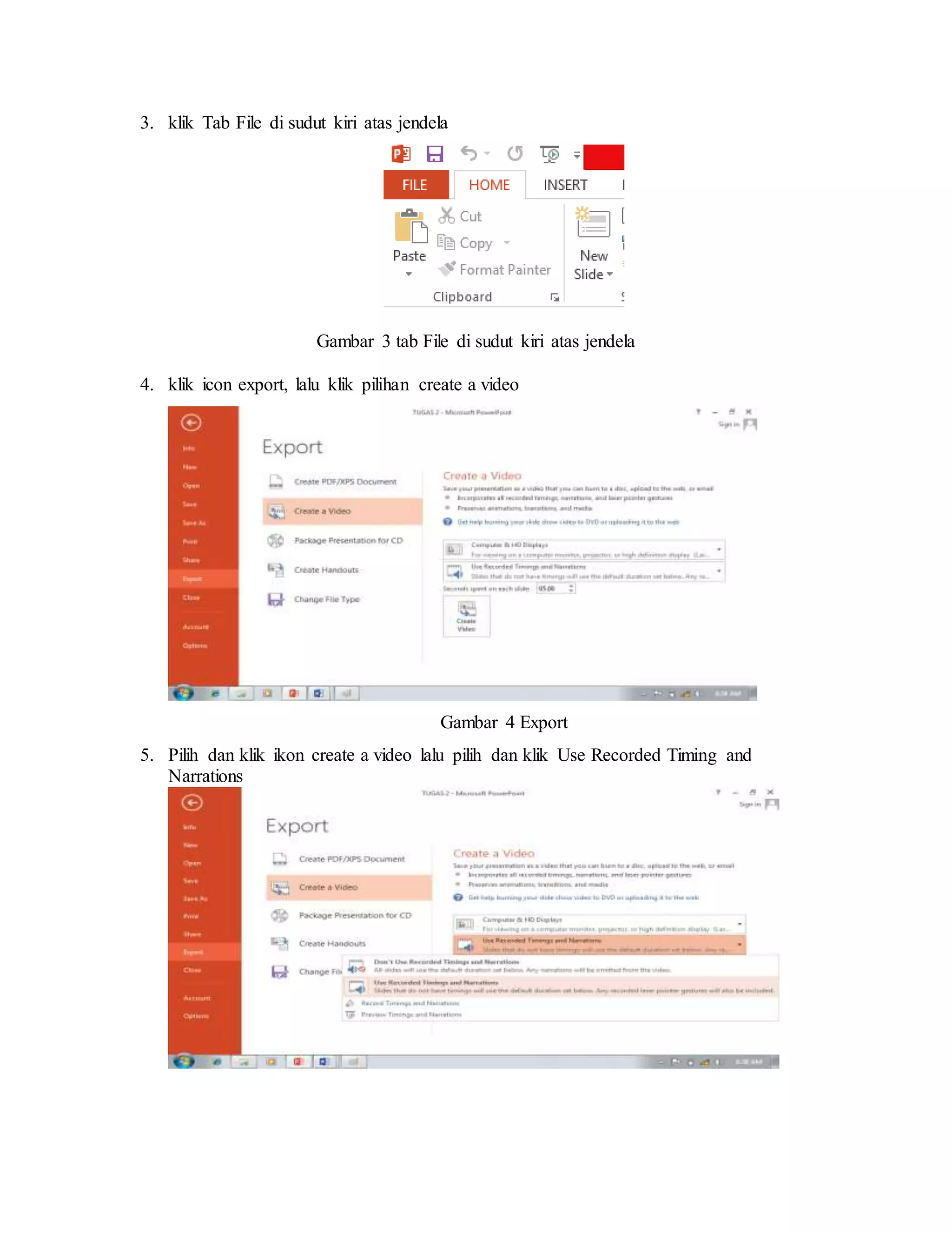 Tutorial cara membuat slide presentasi video pada microsoft office ...