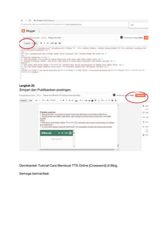 Tutorial Cara Membuat TTS Online.docx