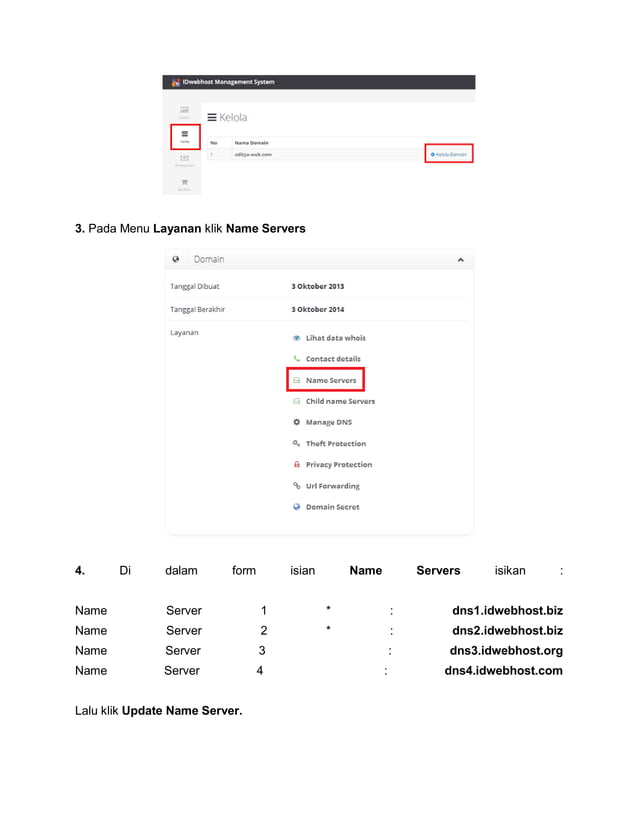 Tutorial cara mengganti domain | PDF