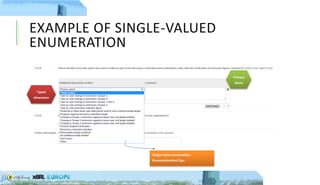 Tutorial Enumerations 1.1 in the 2016 CDP Taxonomy | PPT