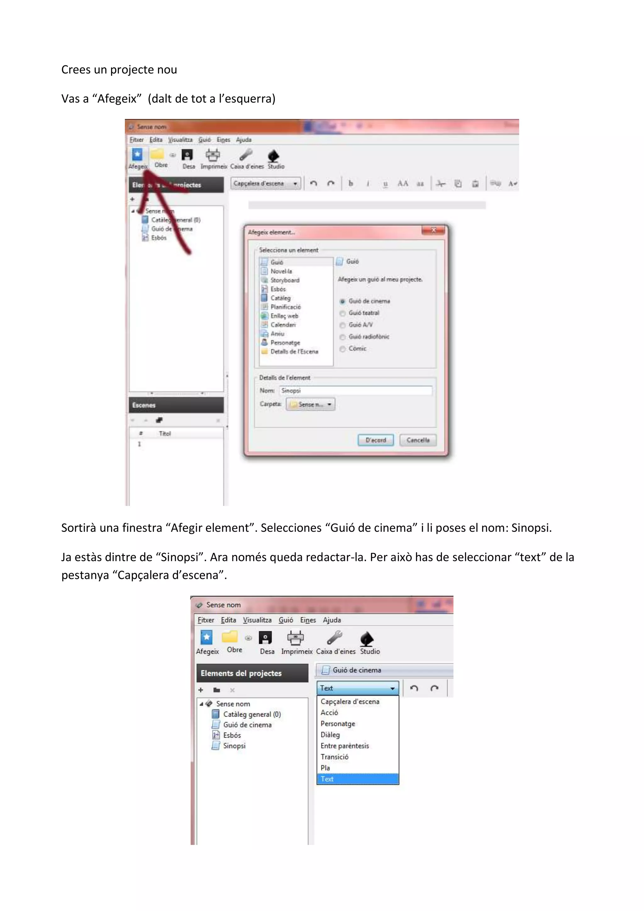 Tutorial celtx | PDF