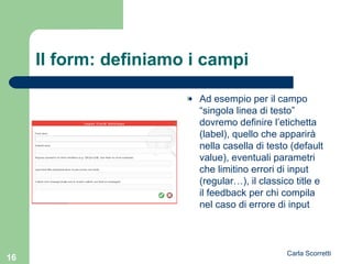 Tutorial CformII - parte prima | PPT