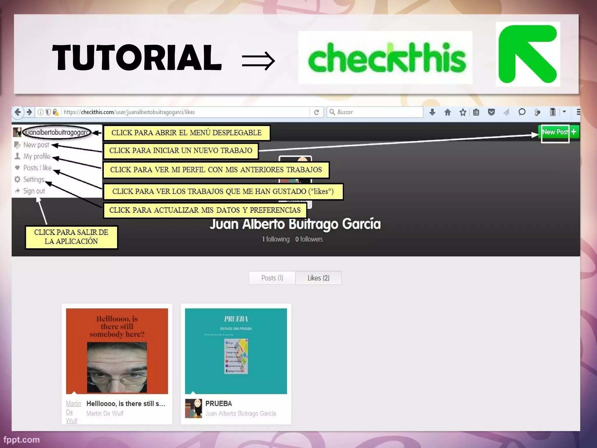 Tutorial checkthis alumnado | PPT