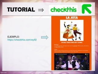 Tutorial checkthis alumnado | PPT