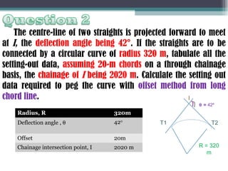Tutorial circular curve | PPT