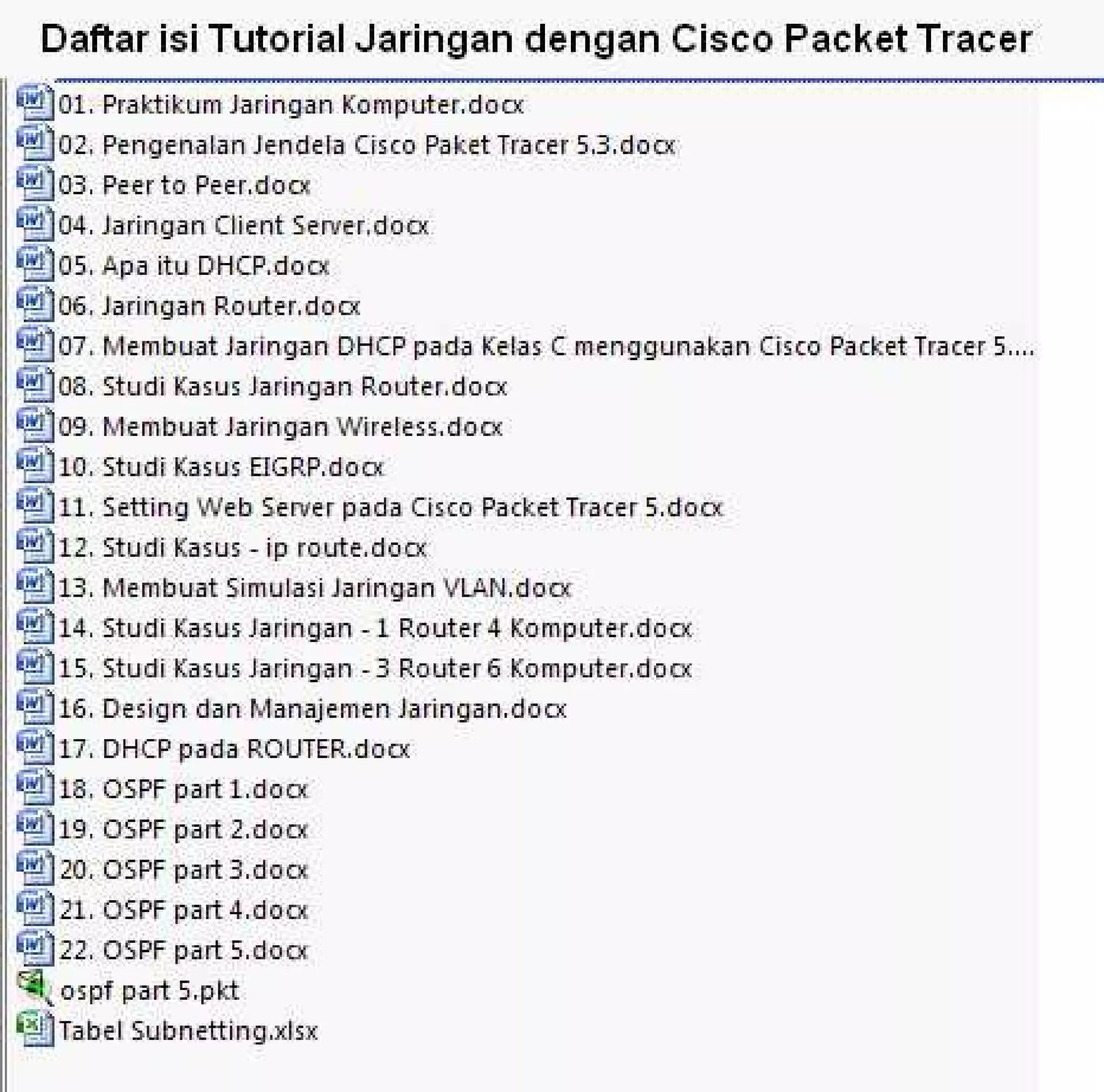 Tutorial cisco packet tracer lengkap | PDF