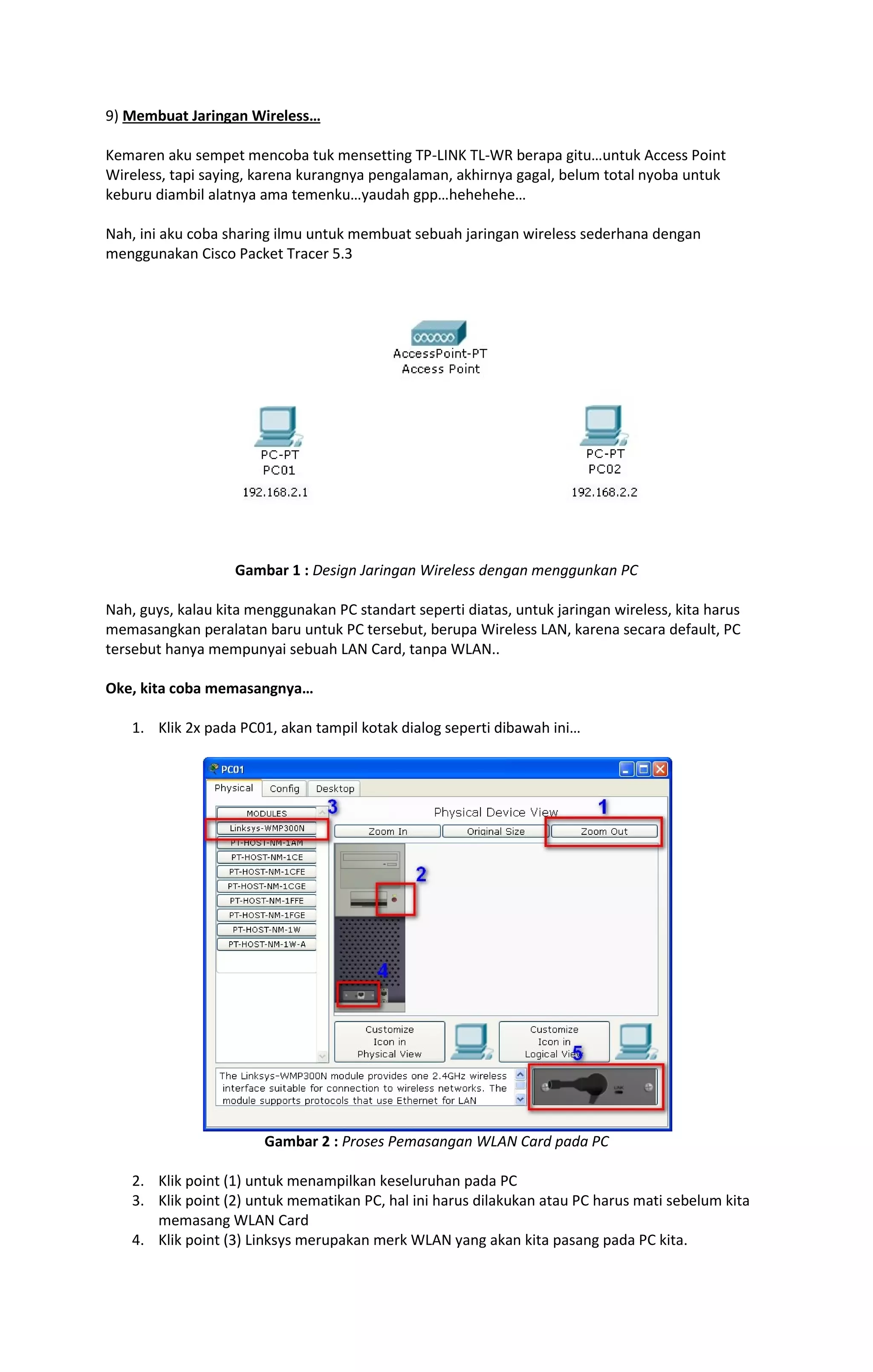 Tutorial cisco packet tracer lengkap | PDF