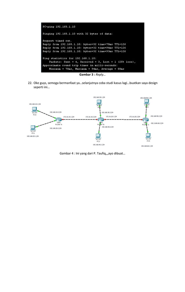 Tutorial cisco packet tracer lengkap | PDF