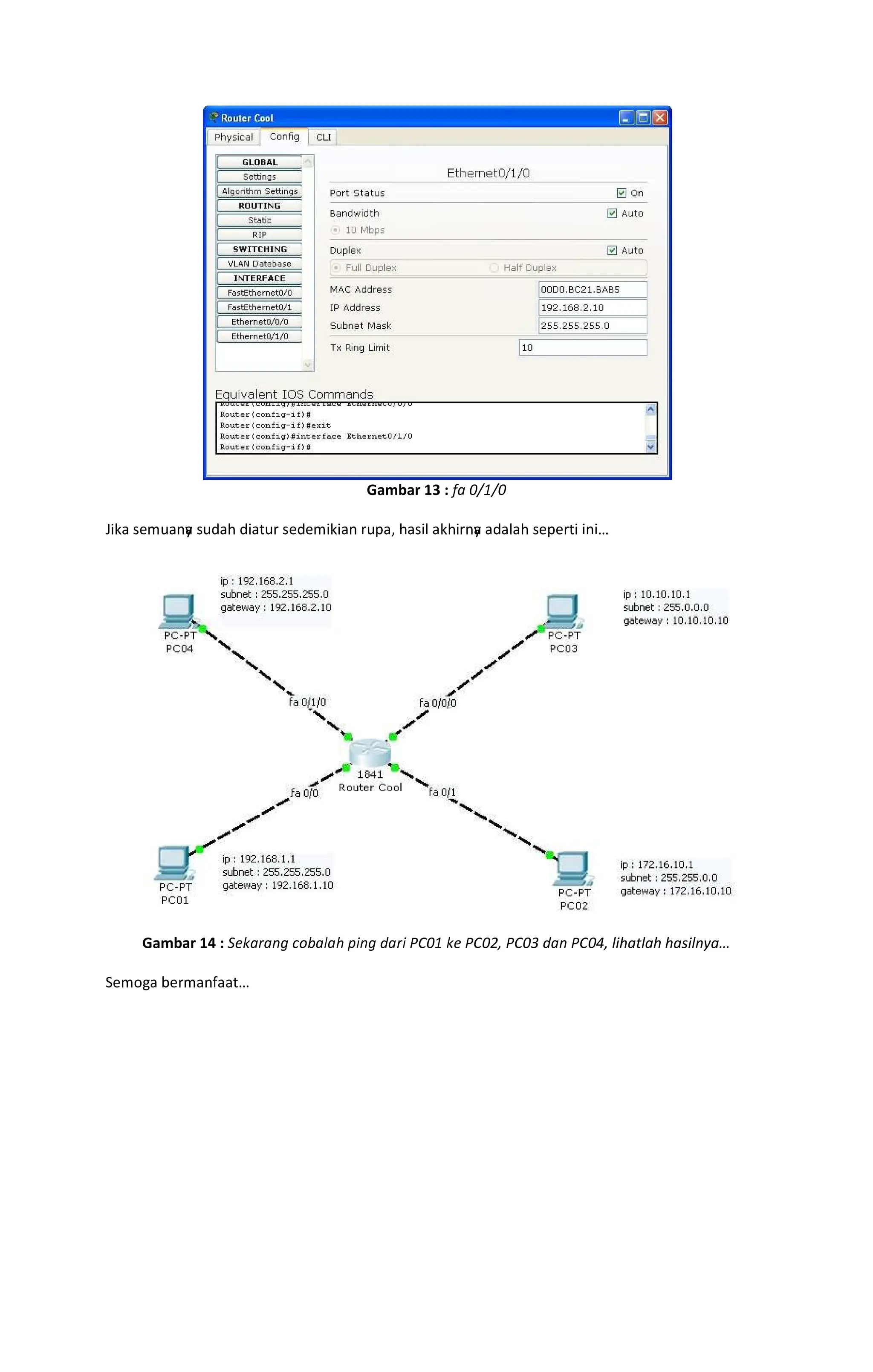 Tutorialciscopackettracerlengkappdf