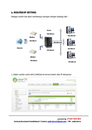Tutorial clearos | PDF