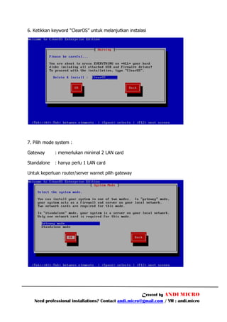Tutorial clearos | PDF