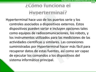 Tutorial como conectarse al router via hyperterminal | PPT