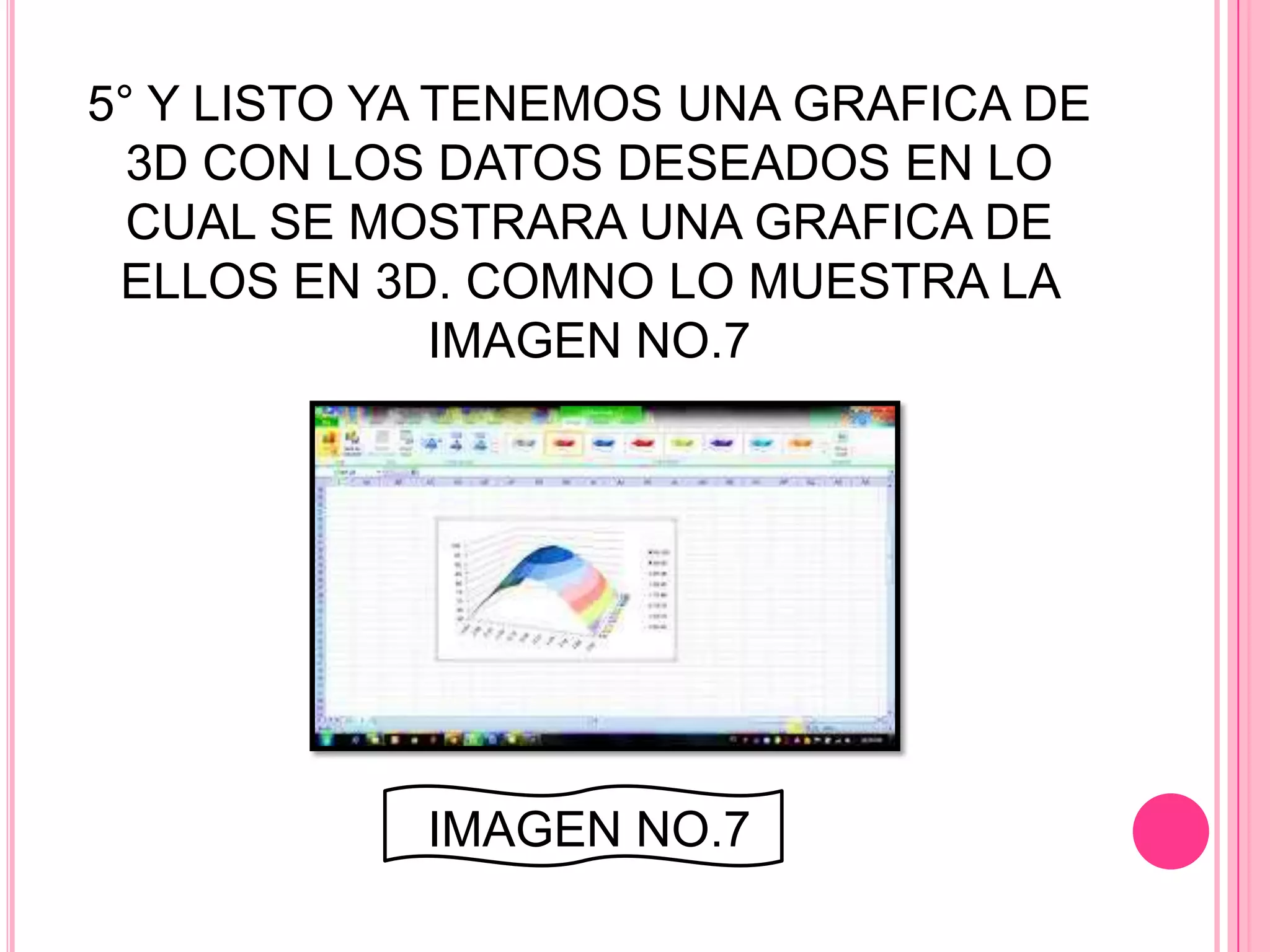 Tutorial como hacer graficas en 3 D° | PPT