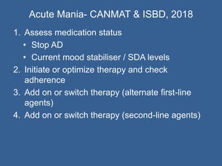 Comparison of BPAD treatment guidelines | PPTX