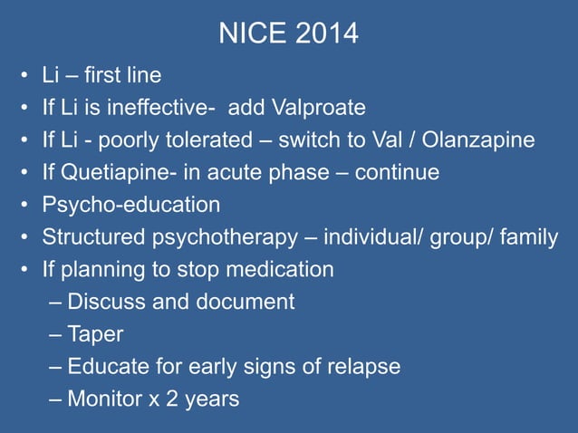 Comparison of BPAD treatment guidelines | PPTX | Pharmaceutical Drugs ...