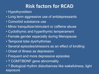 Comparison of BPAD treatment guidelines | PPTX