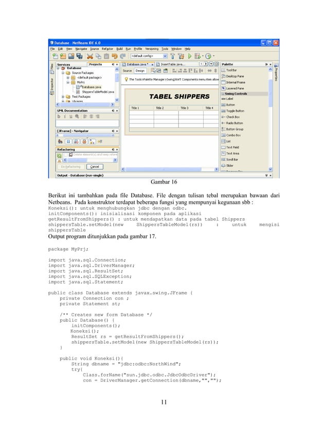 Tutorial connecting access netbeans | PDF