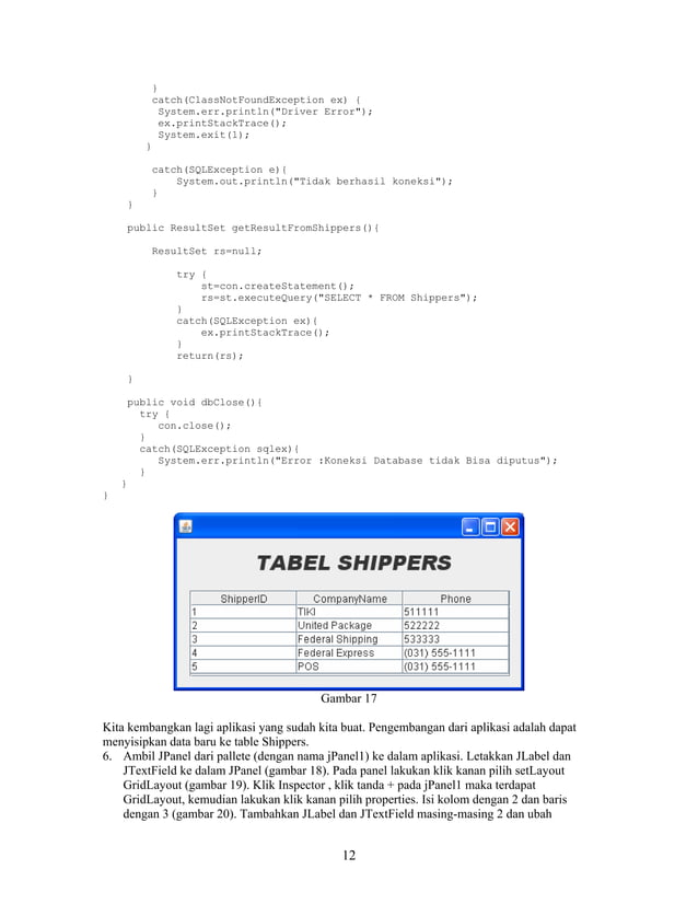 Tutorial connecting access netbeans | PDF