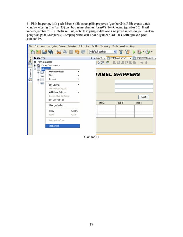 Tutorial connecting access netbeans | PDF