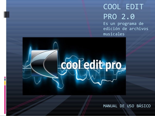 Cool edit pro v 2-0 full crack-zip - yeseopiseo