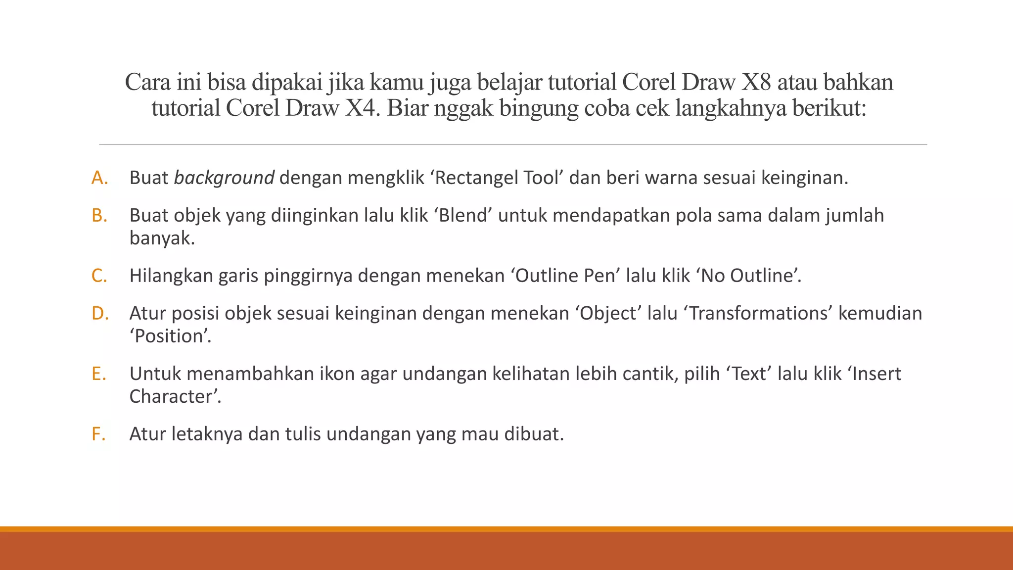 Tutorial corel draw buat yang lagi belajar desain | PPTX