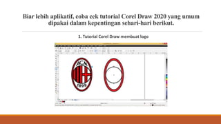 Tutorial corel draw buat yang lagi belajar desain | PPTX