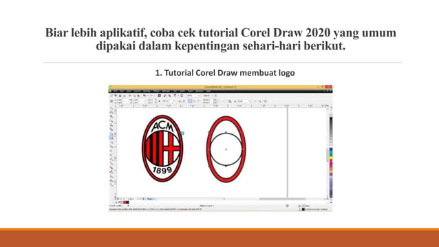 Tutorial corel draw buat yang lagi belajar desain | PPTX