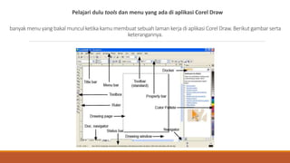 Tutorial corel draw buat yang lagi belajar desain | PPTX