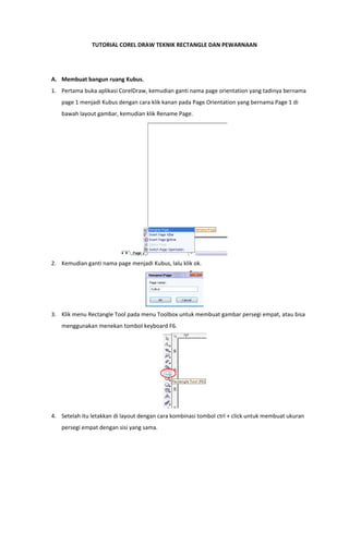 Tutorial corel draw part 1 | PDF