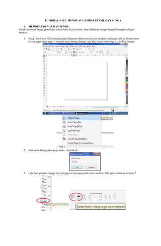 Tutorial corel draw part 2 | PDF
