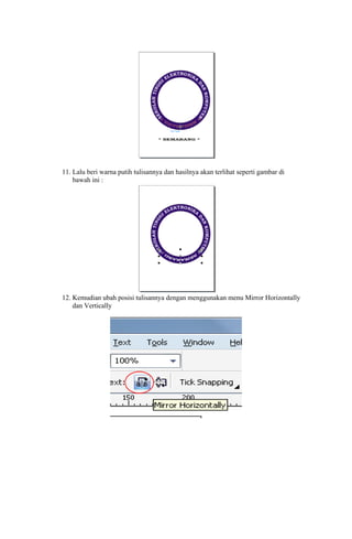Tutorial corel draw part 4 | PDF