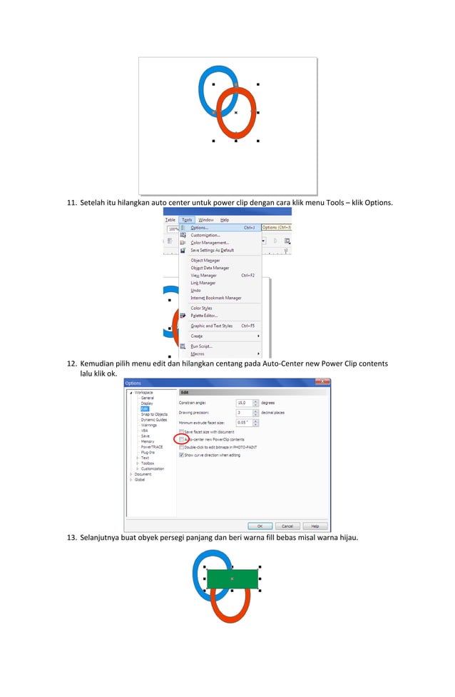 Tutorial corel draw part 5 | PDF