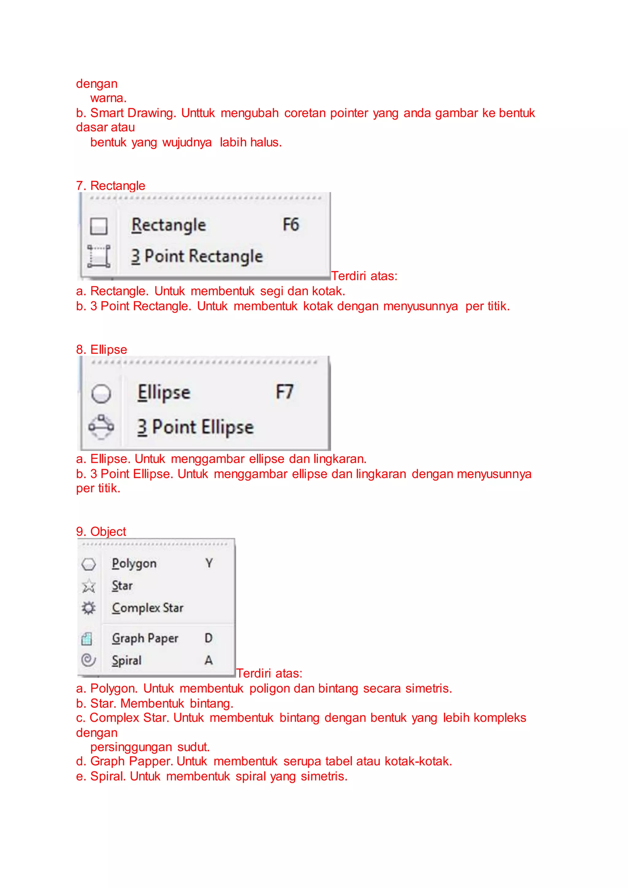 Tutorial coreldraw x4 | DOCX