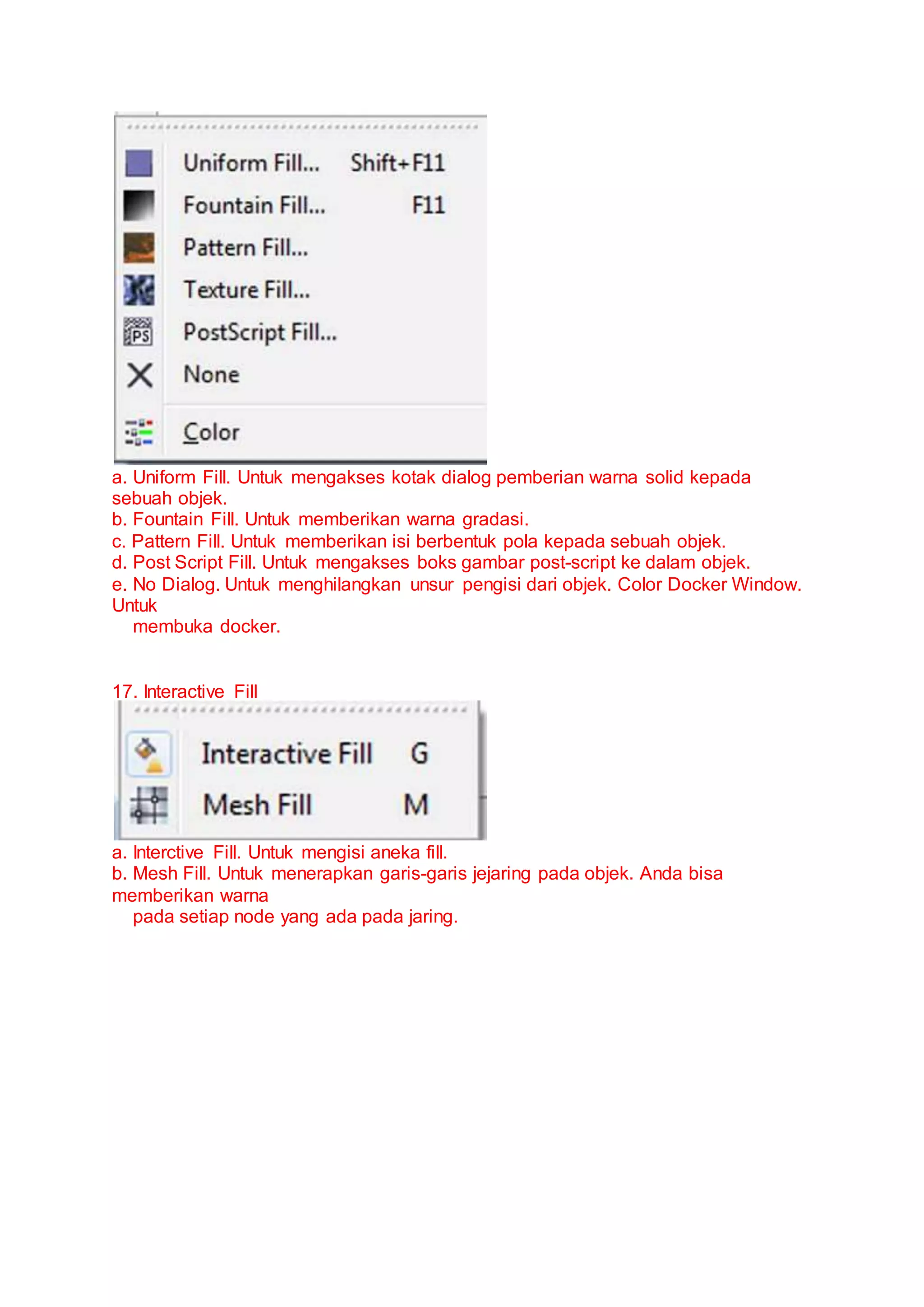 Tutorial coreldraw x4 | DOCX