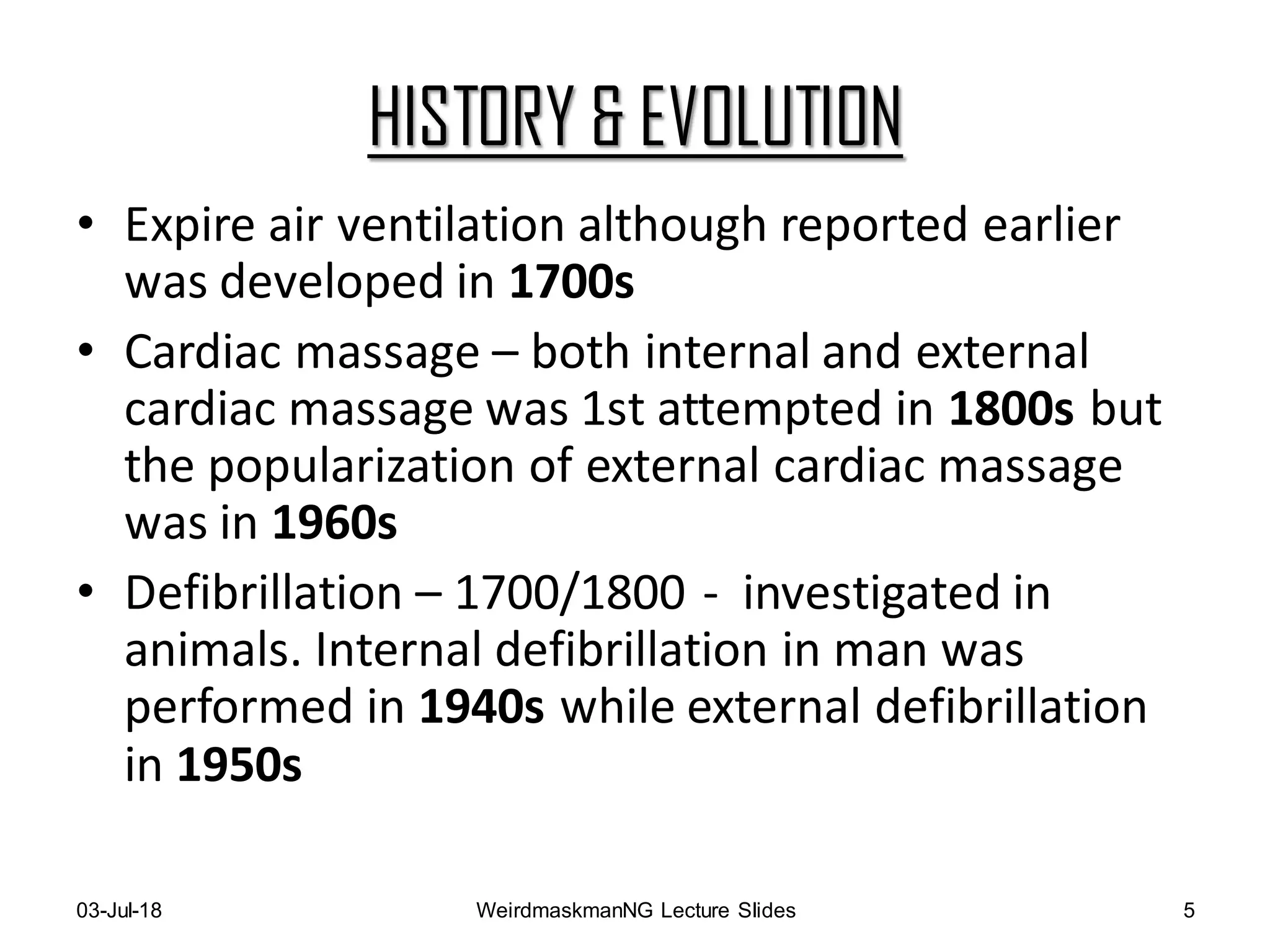 Cardio pulmonary resuscitation (CPR) | PDF