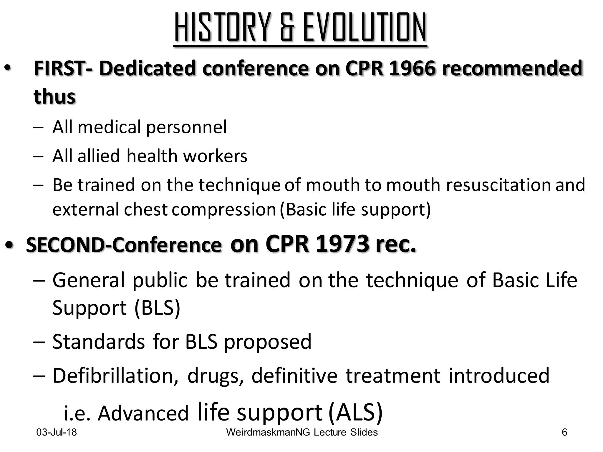 Cardio pulmonary resuscitation (CPR) | PDF