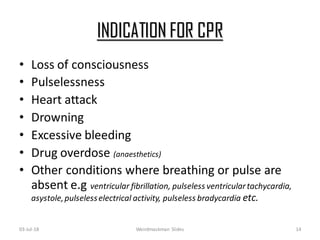 Cardio pulmonary resuscitation (CPR) | PDF