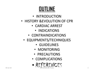 Cardio pulmonary resuscitation (CPR) | PDF