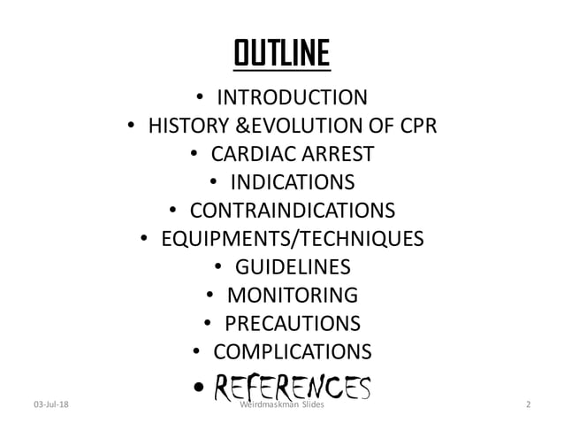 Cardio pulmonary resuscitation (CPR) | PDF