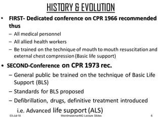 Cardio pulmonary resuscitation (CPR) | PDF