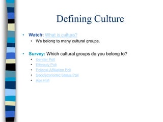 Cross Cultural Psychology Tutorial | PPTX