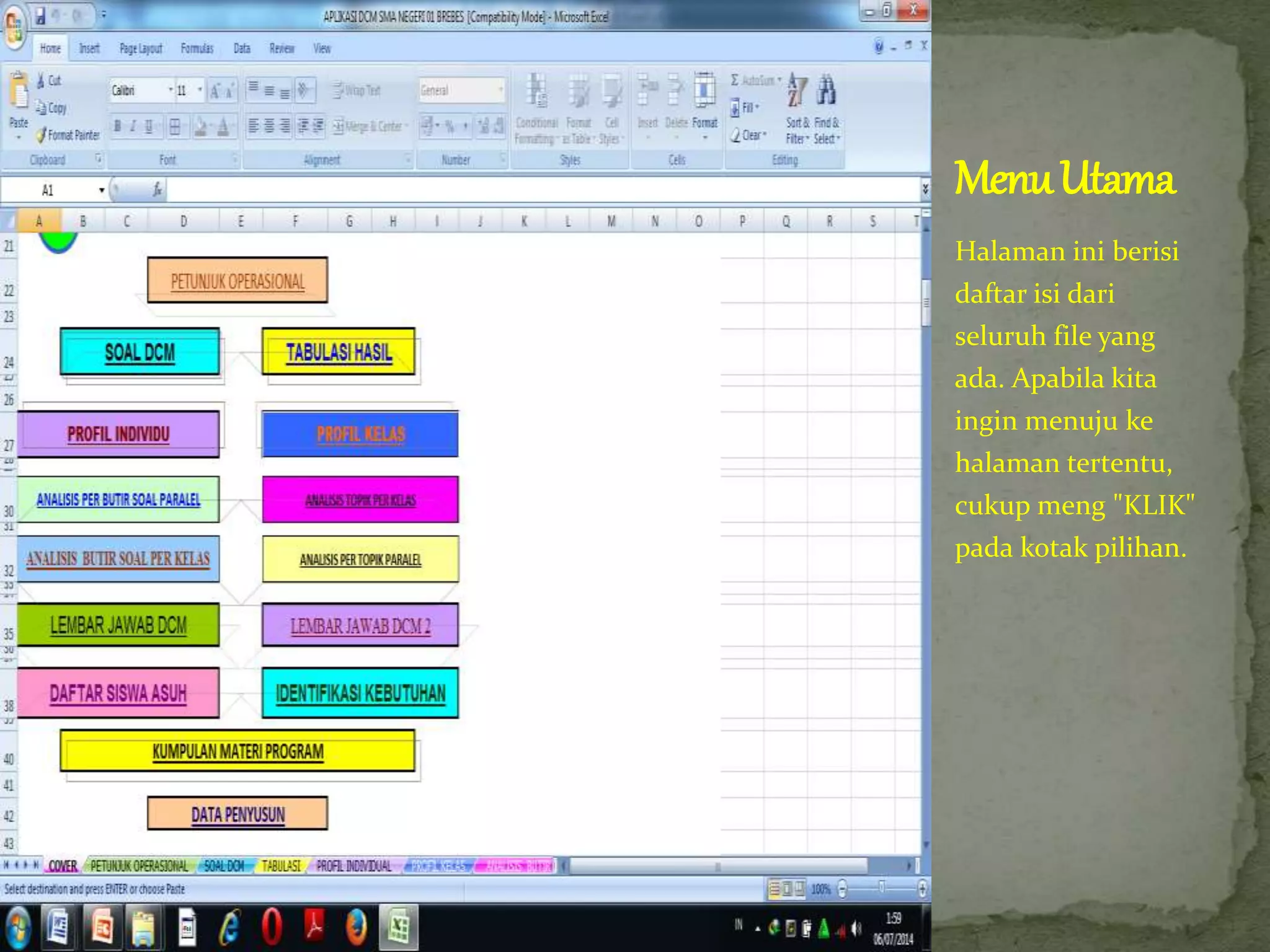 TUTORIAL DAFTAR CEK MASALAH (DCM) | PPTX