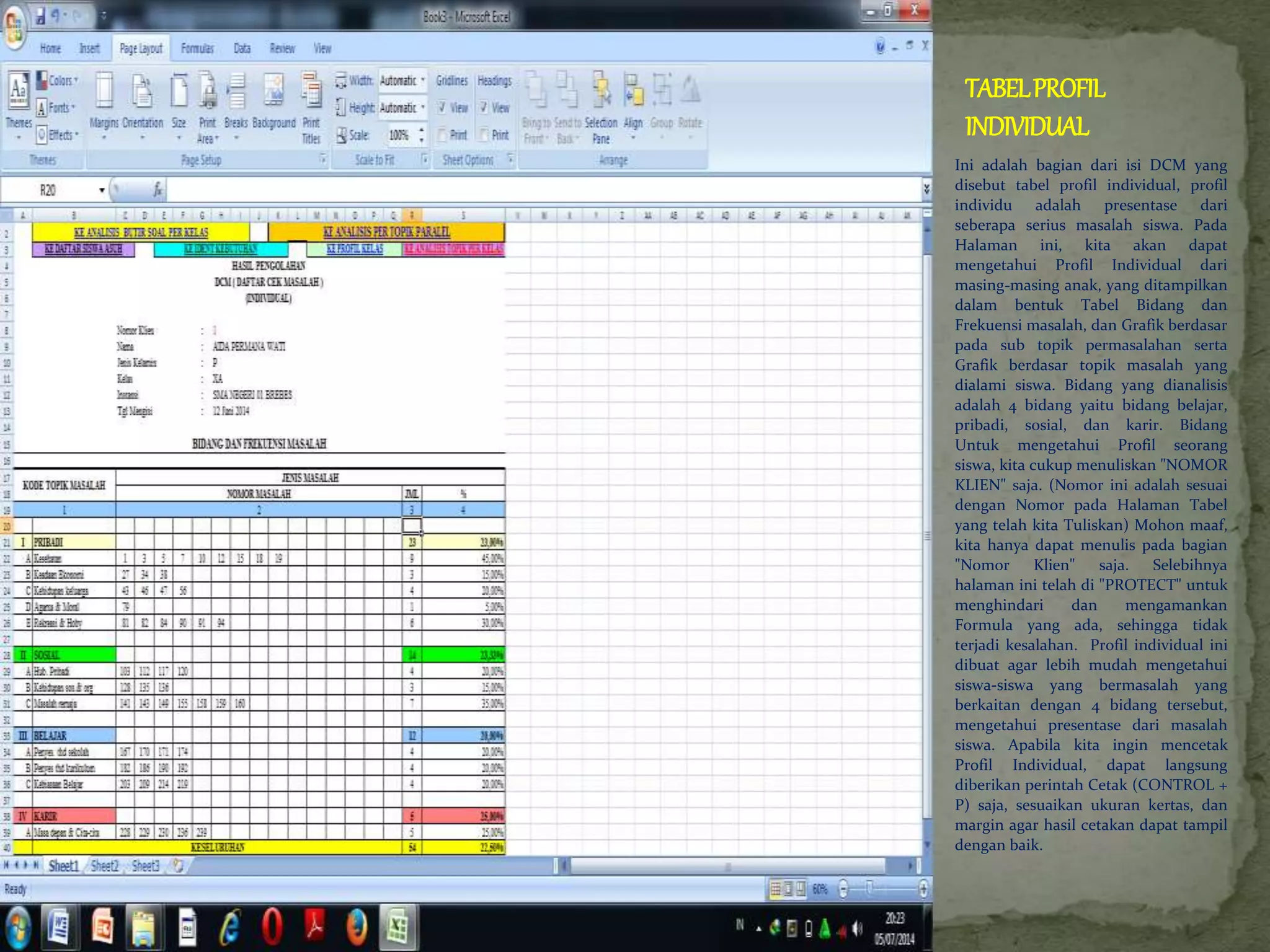 TUTORIAL DAFTAR CEK MASALAH (DCM) | PPTX