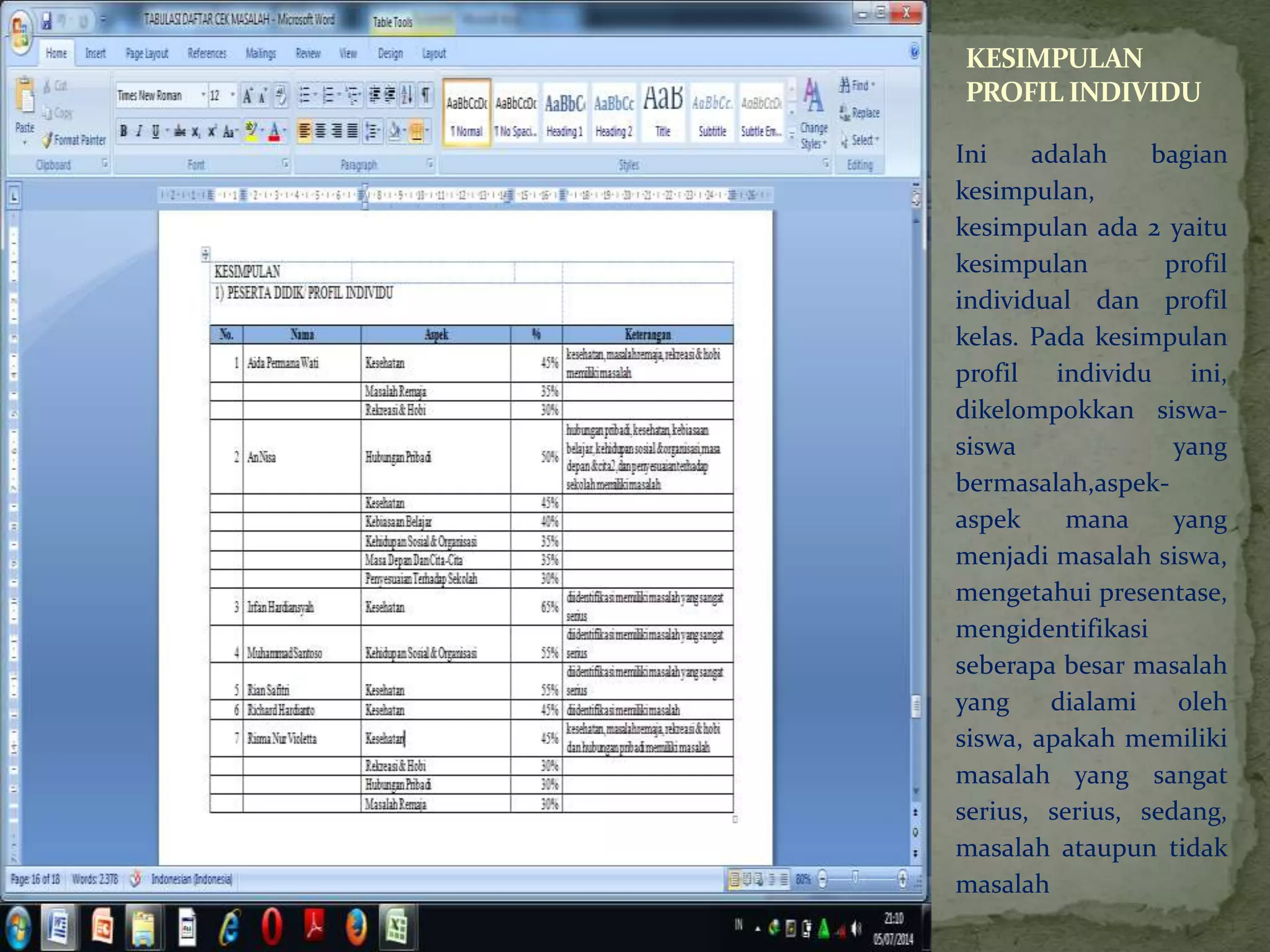 TUTORIAL DAFTAR CEK MASALAH (DCM) | PPTX