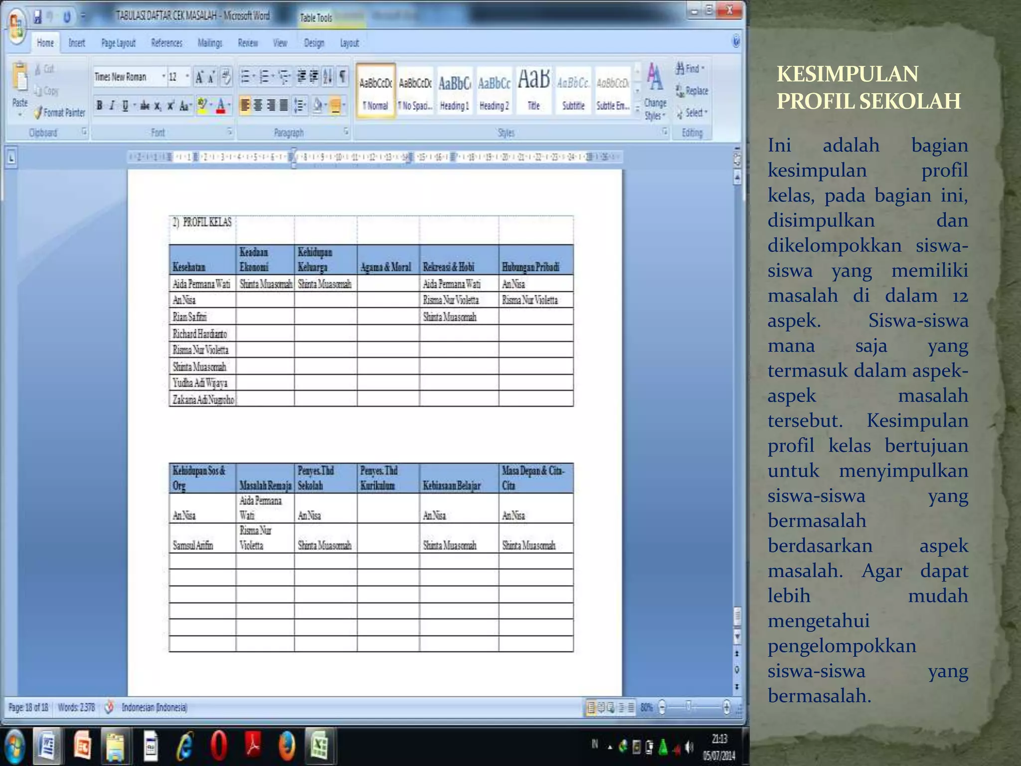 TUTORIAL DAFTAR CEK MASALAH (DCM) | PPTX