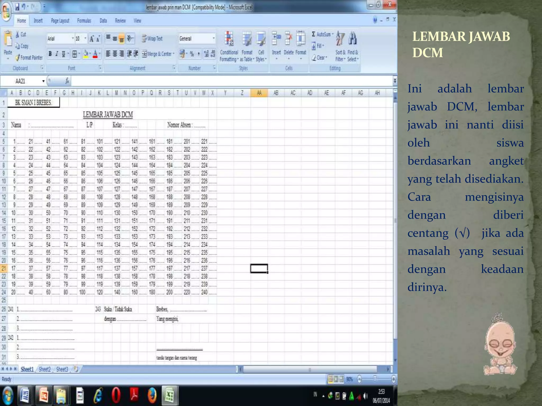 TUTORIAL DAFTAR CEK MASALAH (DCM) | PPTX